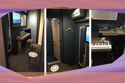 【Bスタジオ】ボイストレーニング、生楽器演奏などに向いているスペースです！ 