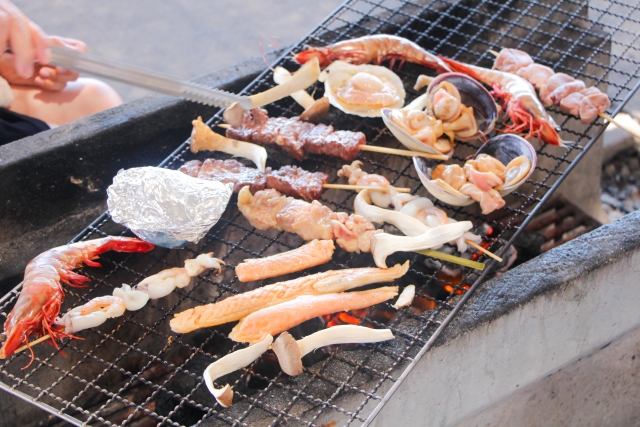 これからの季節にピッタリ！BBQ焼き台 踏み出せ
