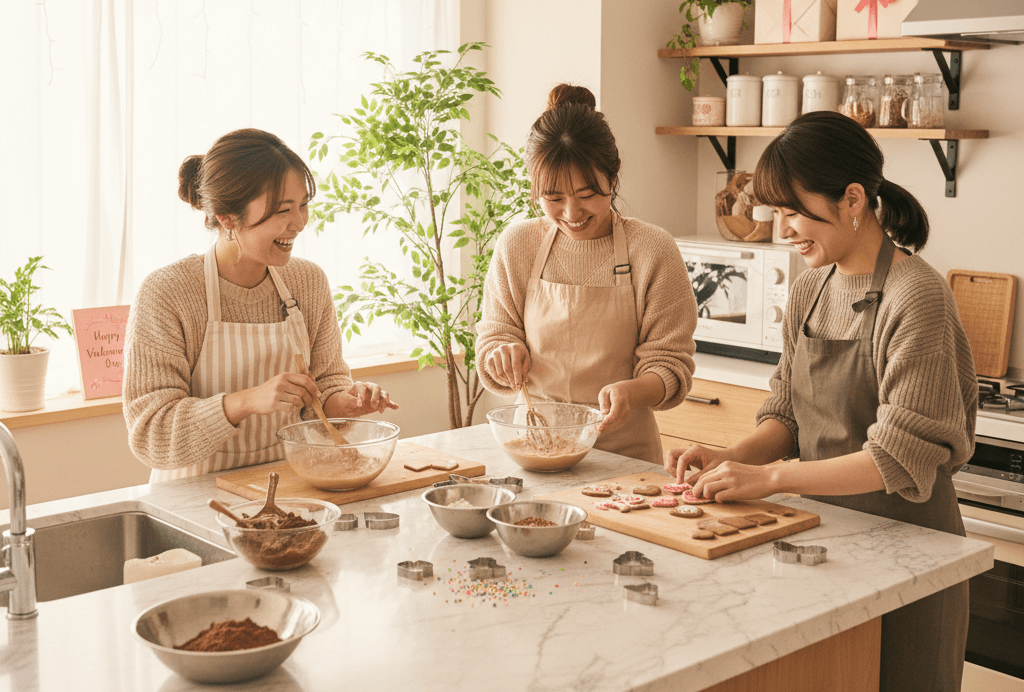 【2026年最新】バレンタイン、今年はどこで作る？友達との女子会から本命デートまで、レンタルキッチンが最高の思い出になる理由